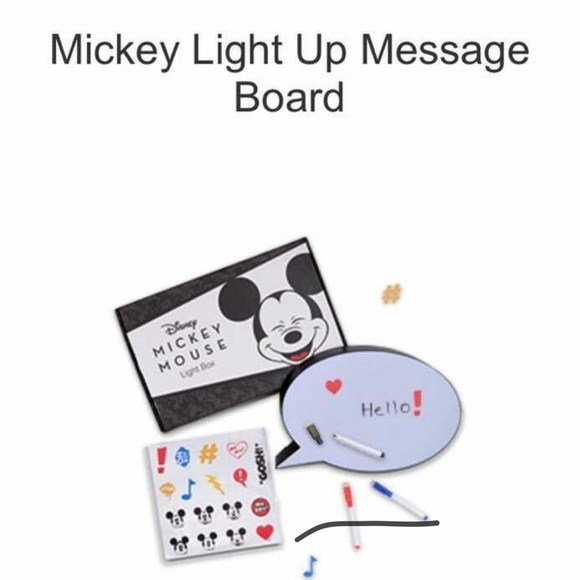 Disney | Toys | Nib Disney Mickey Mouse Light Up Message Board | Poshmark